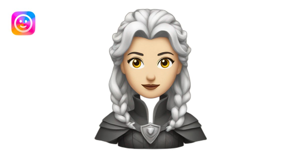Lady stark emoji | AI Emoji Generator
