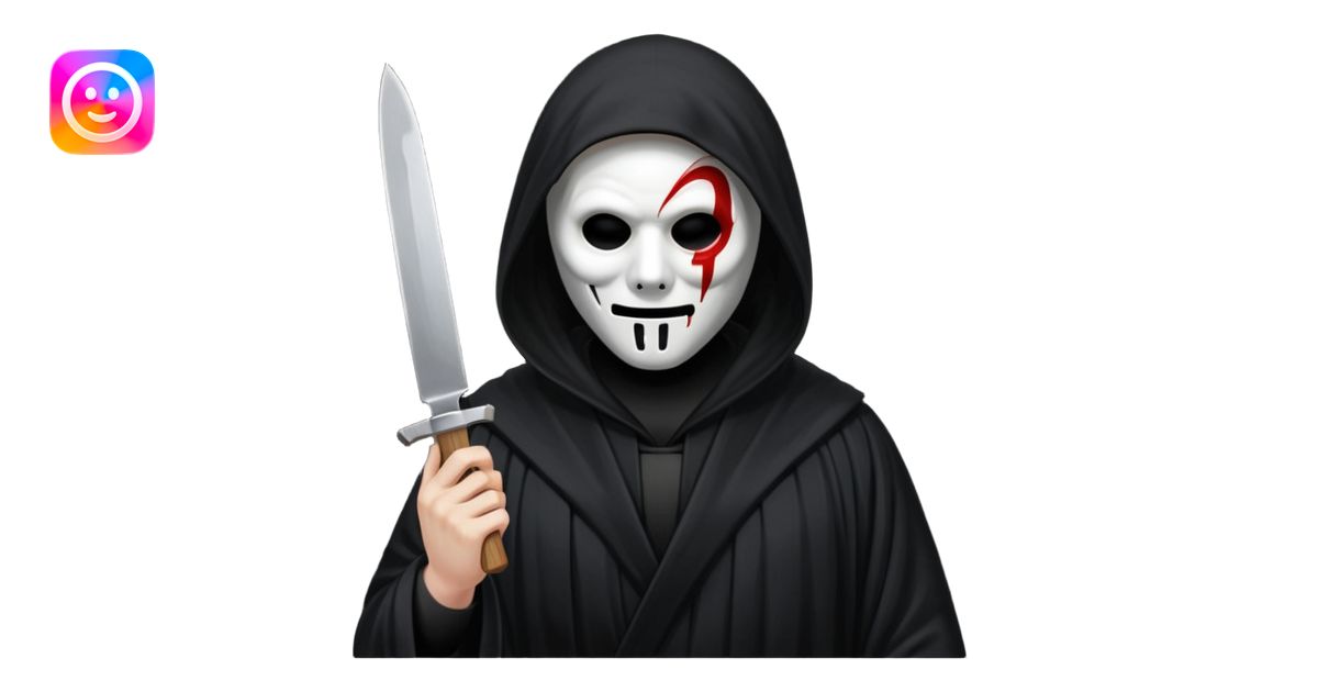 ghostface killer emoji | AI Emoji Generator