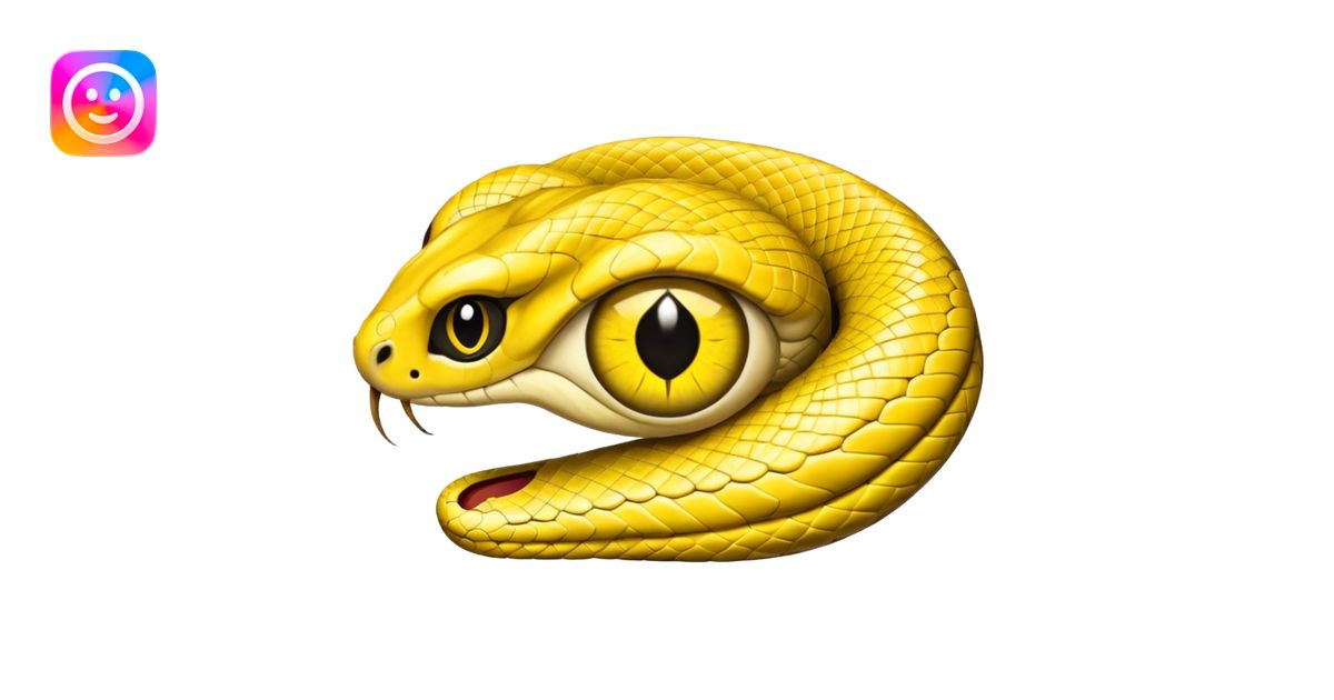eye of a snake emoji | AI Emoji Generator