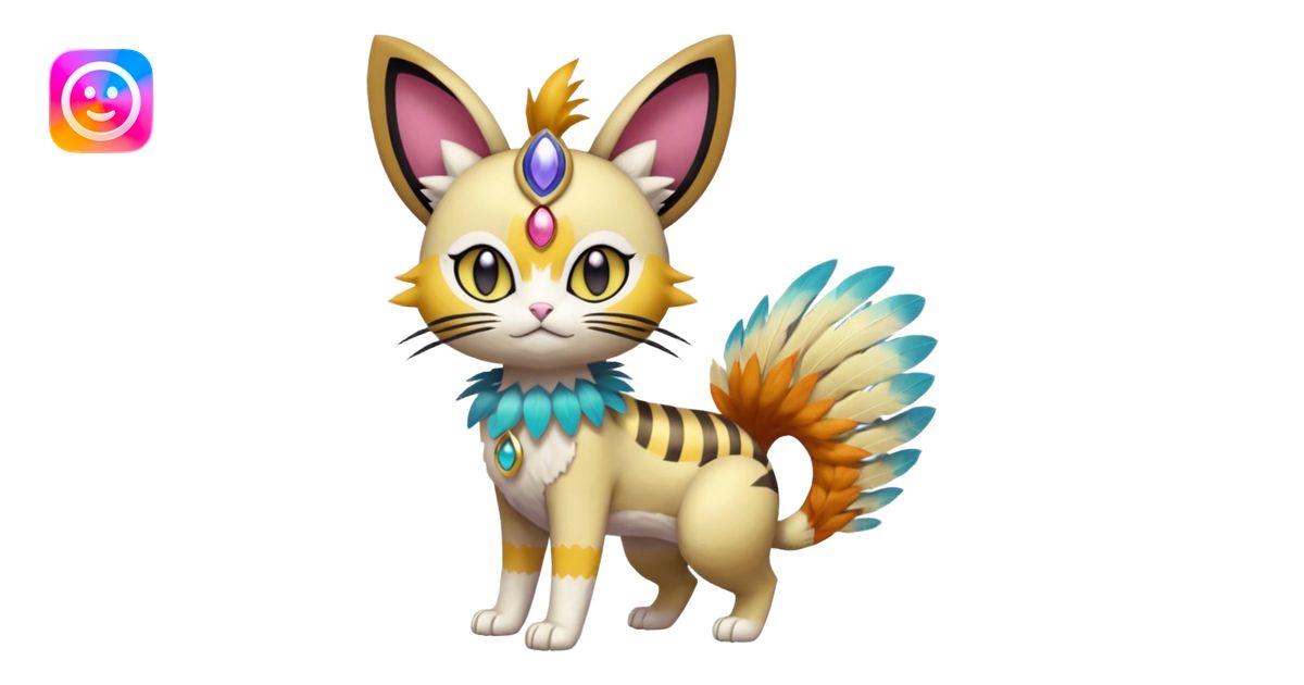 Meloetta-Meowth-Gatomon-Trico-Pokémon-Fakémon-fusion-hybrid-creature ...