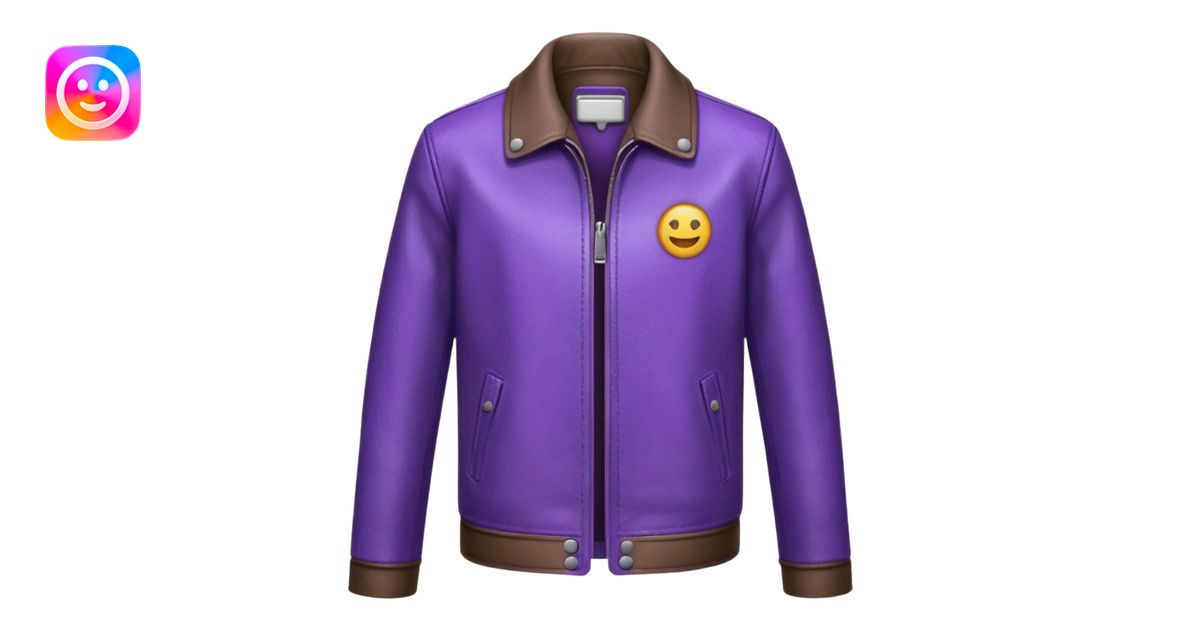 jacket: púrpura emoji | AI Emoji Generator