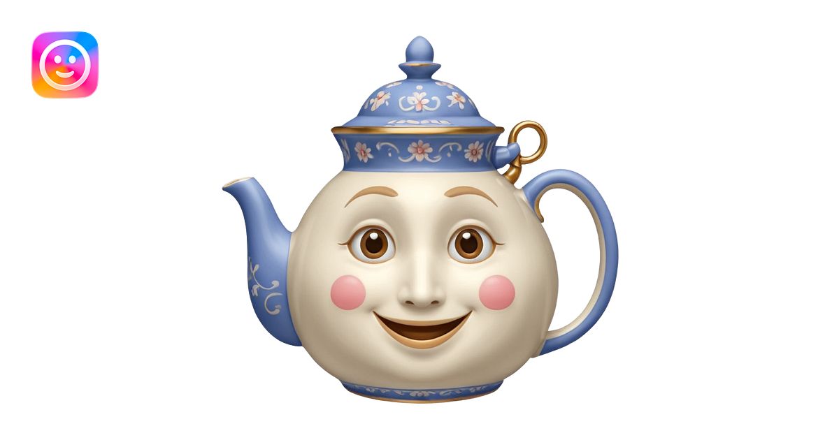 A character from the fairy tale Beauty and the Beast: Mrs. Potts, the ...