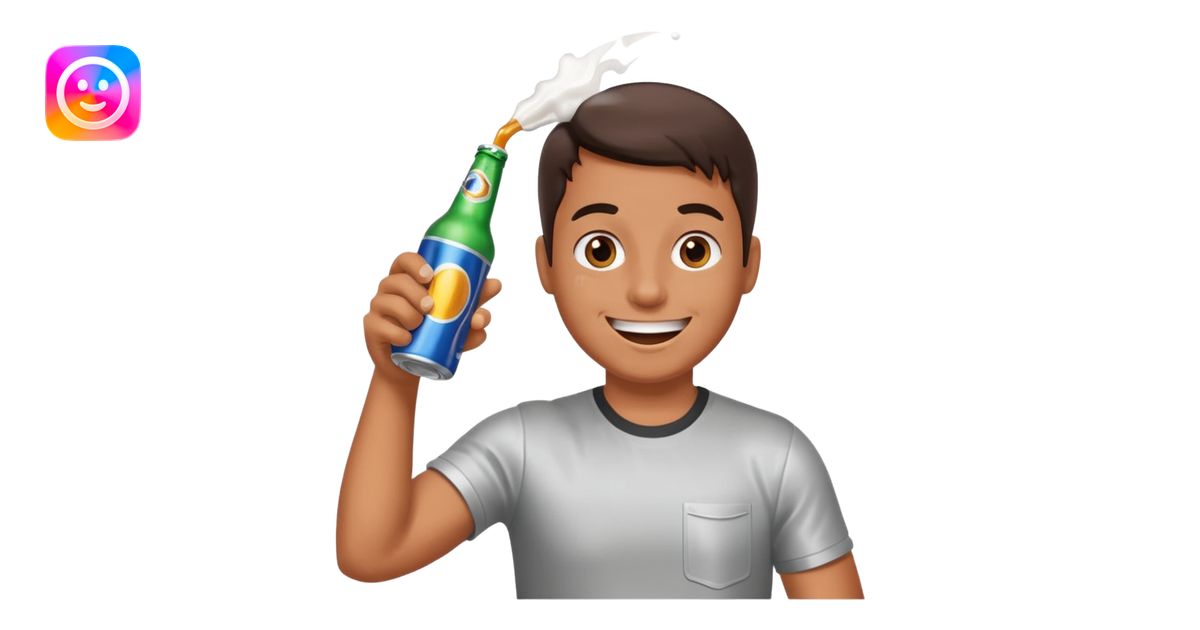 shotgun a beer emoji | AI Emoji Generator