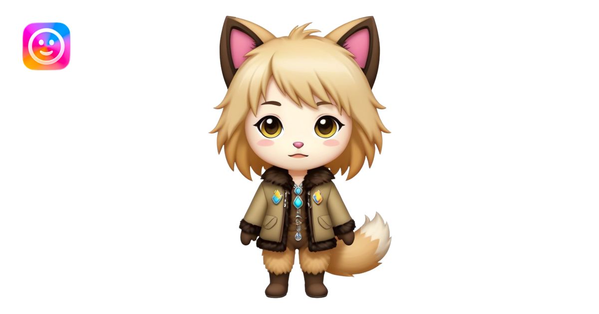 High quality Cute Cool Kawaii edgy Pretty Chibi Fur-Sona Colorful ...