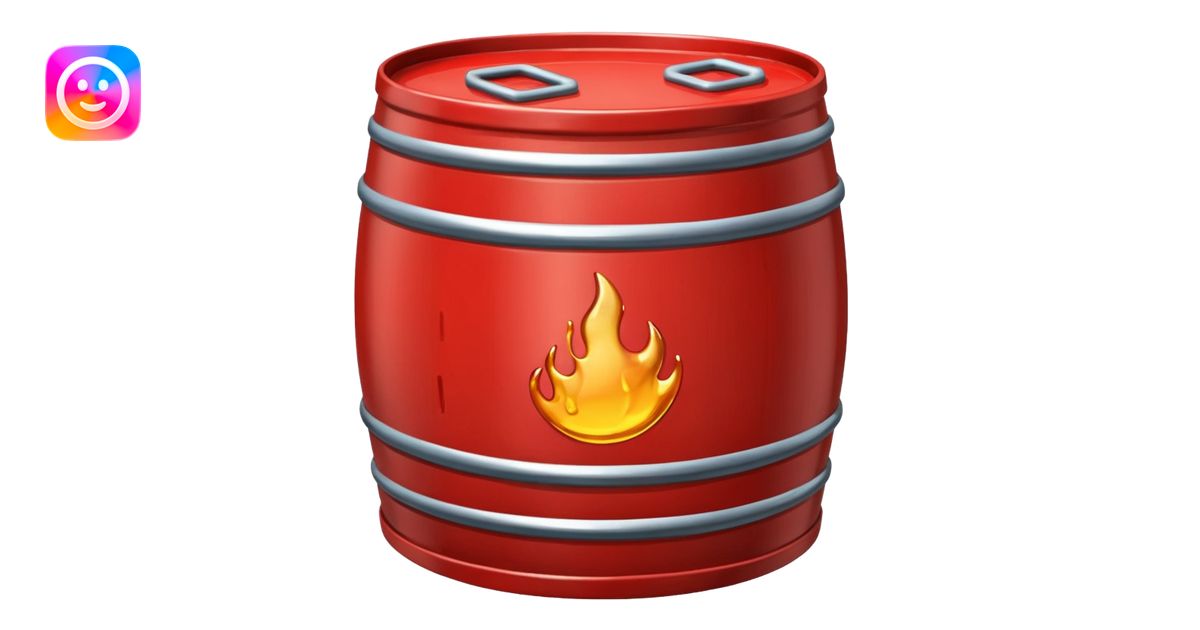 red barrel oil emoji | AI Emoji Generator