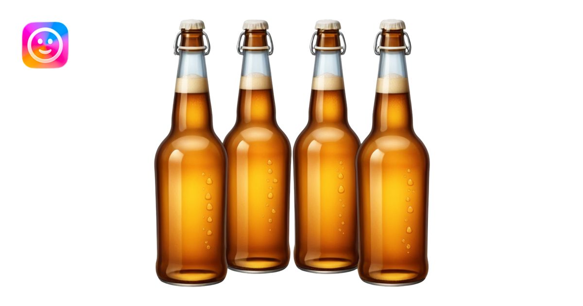 4 beers emoji | AI Emoji Generator