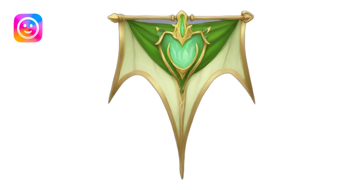 elven empire banner emoji | AI Emoji Generator