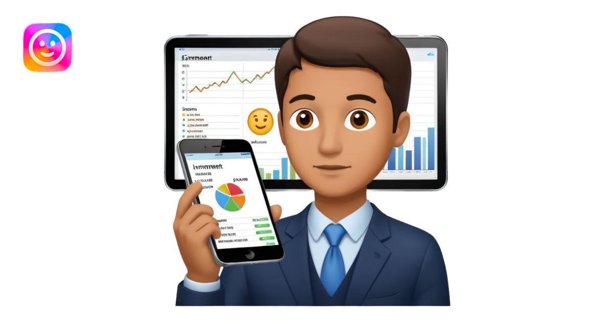 customized investment plan with man emoji | AI Emoji Generator