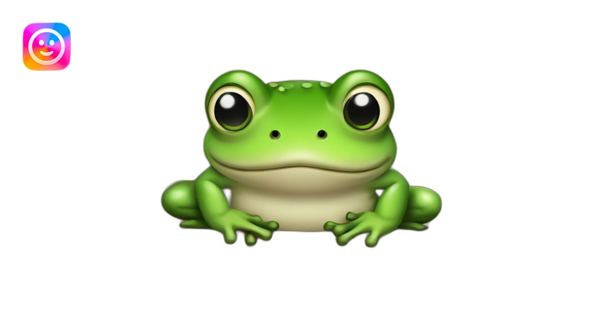 Messenger frog emoji | AI Emoji Generator