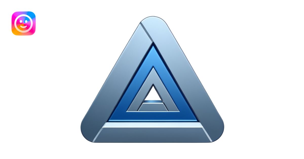 LOGO DE AUTOCAD EN 3D emoji | AI Emoji Generator