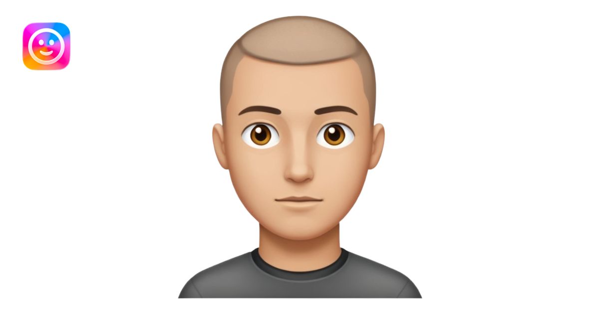 man with buzzcut emoji | AI Emoji Generator