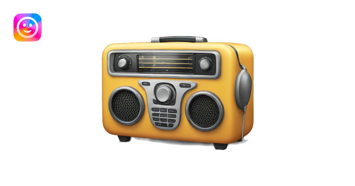 radio emoji | AI Emoji Generator