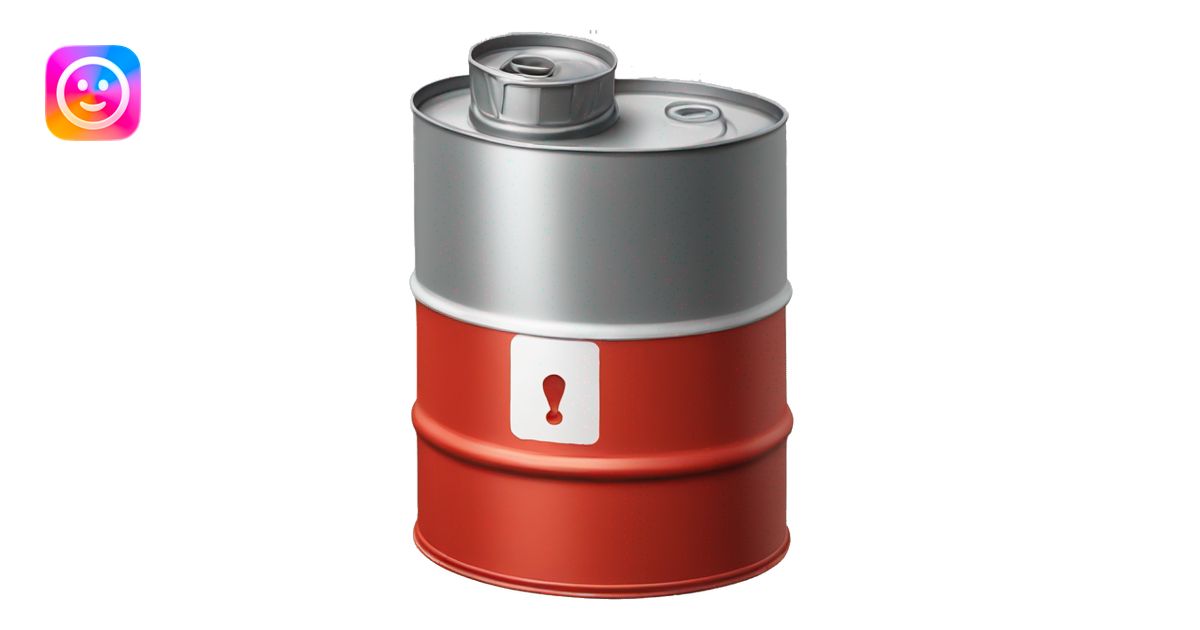 Oil can red color emoji | AI Emoji Generator