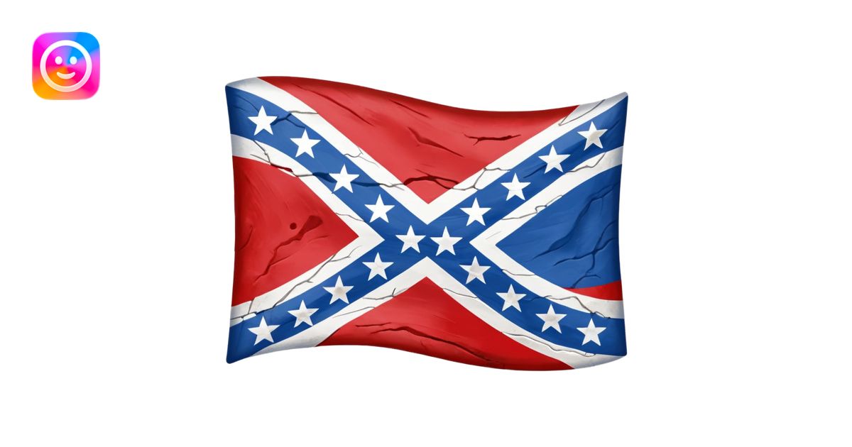 Rebel flag emoji | AI Emoji Generator