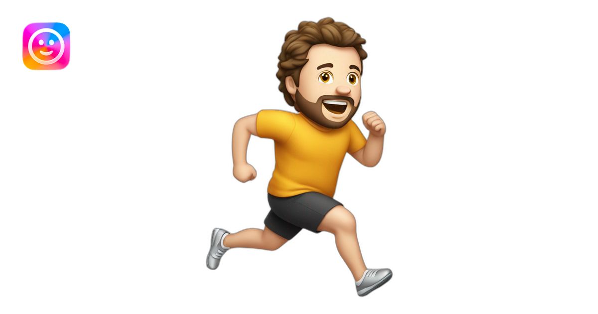 John bradley running emoji | AI Emoji Generator