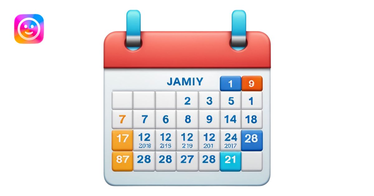 calendar emoji | AI Emoji Generator