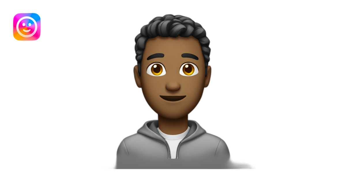 a guy that gender less emoji | AI Emoji Generator