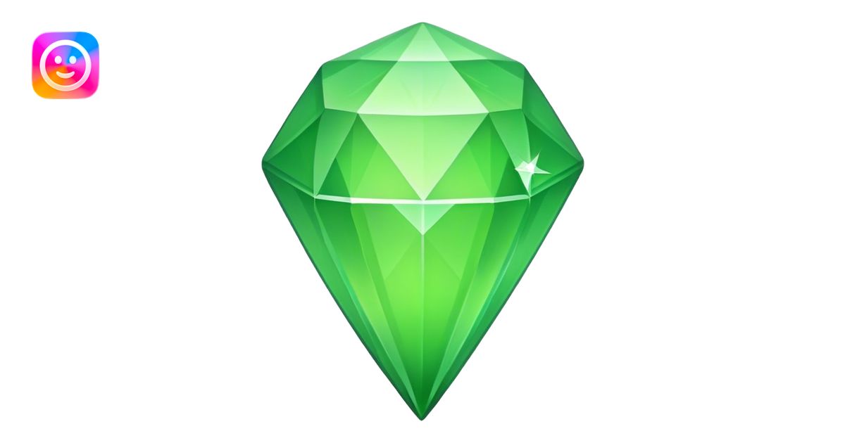the sims 4 plumbob emoji | AI Emoji Generator