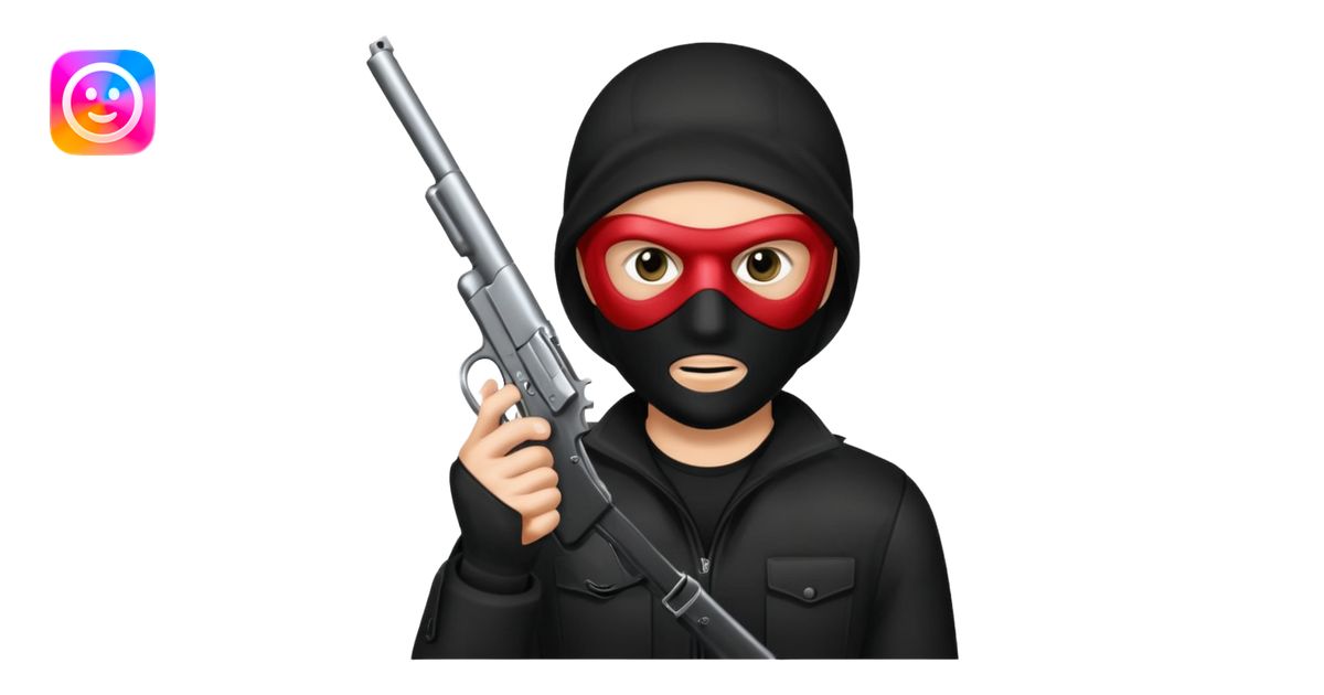 Bank robber emoji | AI Emoji Generator