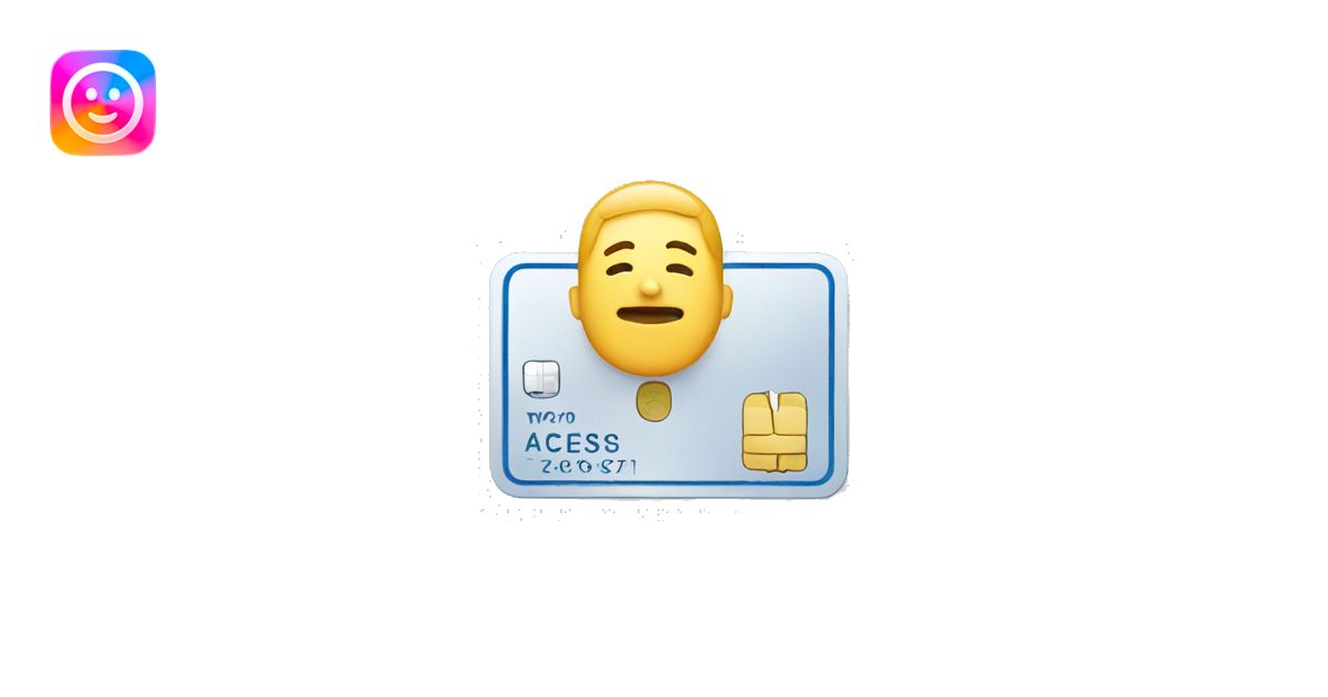 Access card emoji | AI Emoji Generator