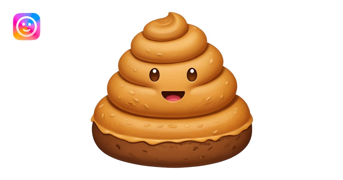 une diarrhée de caca emoji | AI Emoji Generator