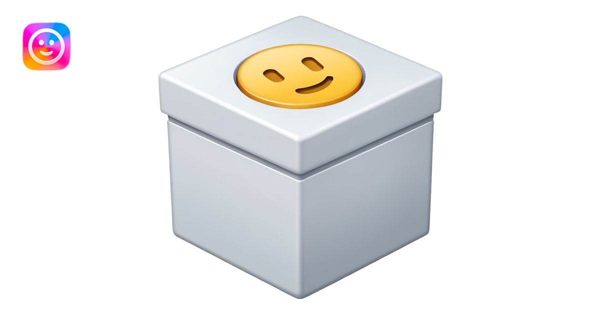 a right mak inside a small square box emoji | AI Emoji Generator