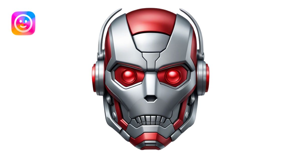 Ultron Face emoji | AI Emoji Generator