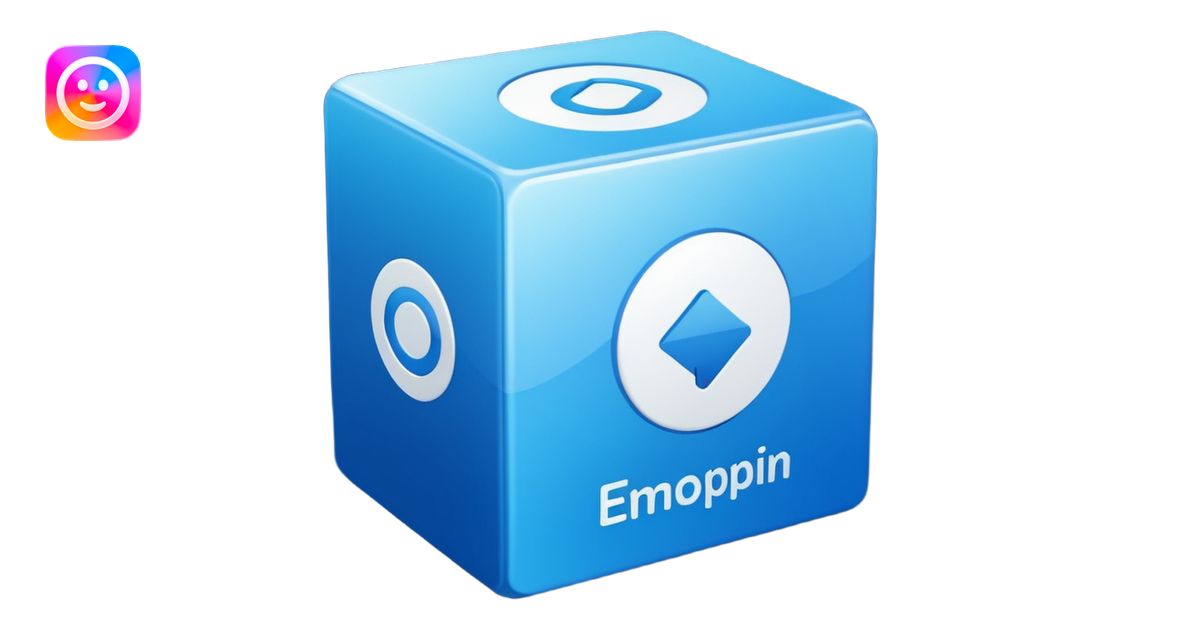 Software Box of an online course emoji | AI Emoji Generator