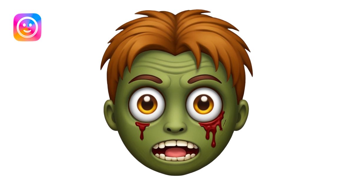 Faça um emoji de zumbi que se pareça comigo. emoji | AI Emoji Generator