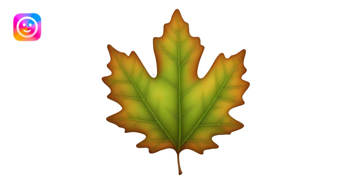 Fall leaf emoji | AI Emoji Generator