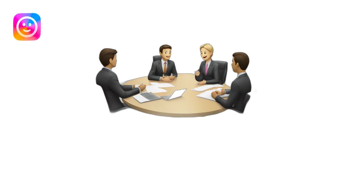 BUSINESS MEETING emoji | AI Emoji Generator