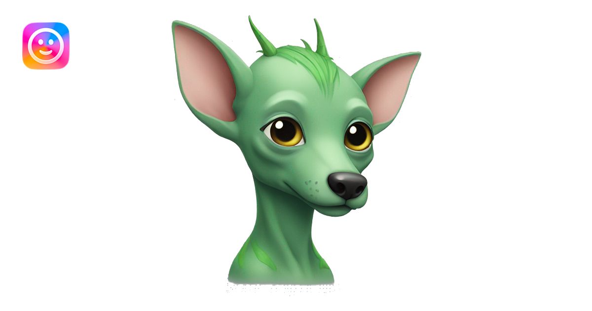 green hairless monster emoji | AI Emoji Generator
