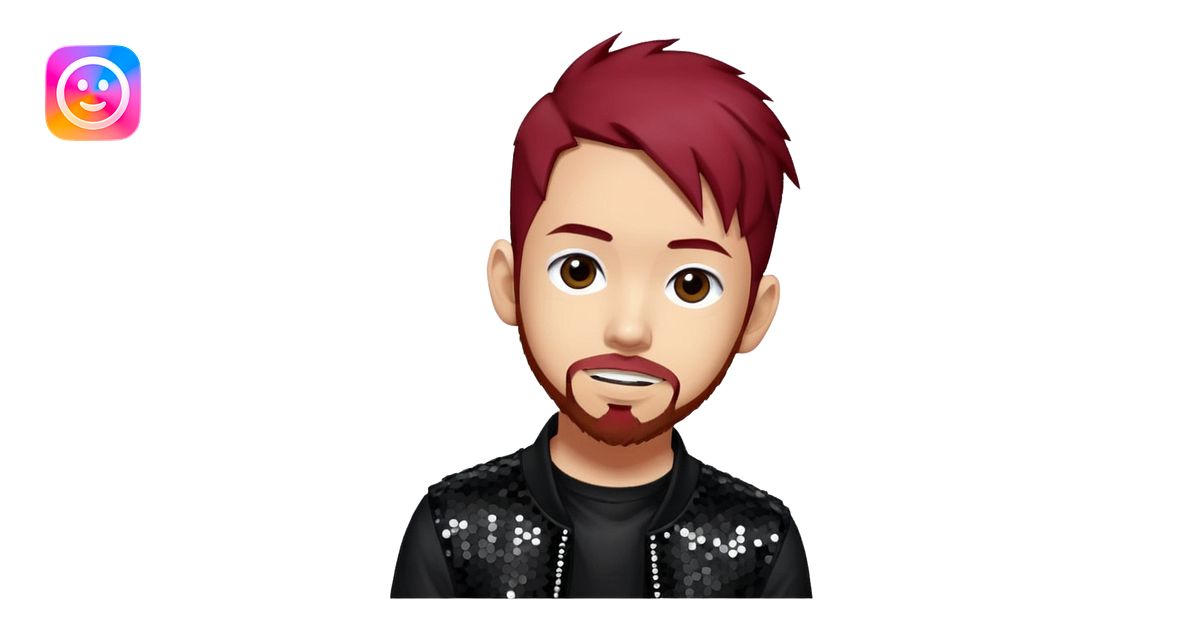 Mike Shinoda from Linkin Park with dark red hair, black sequin outfit ...