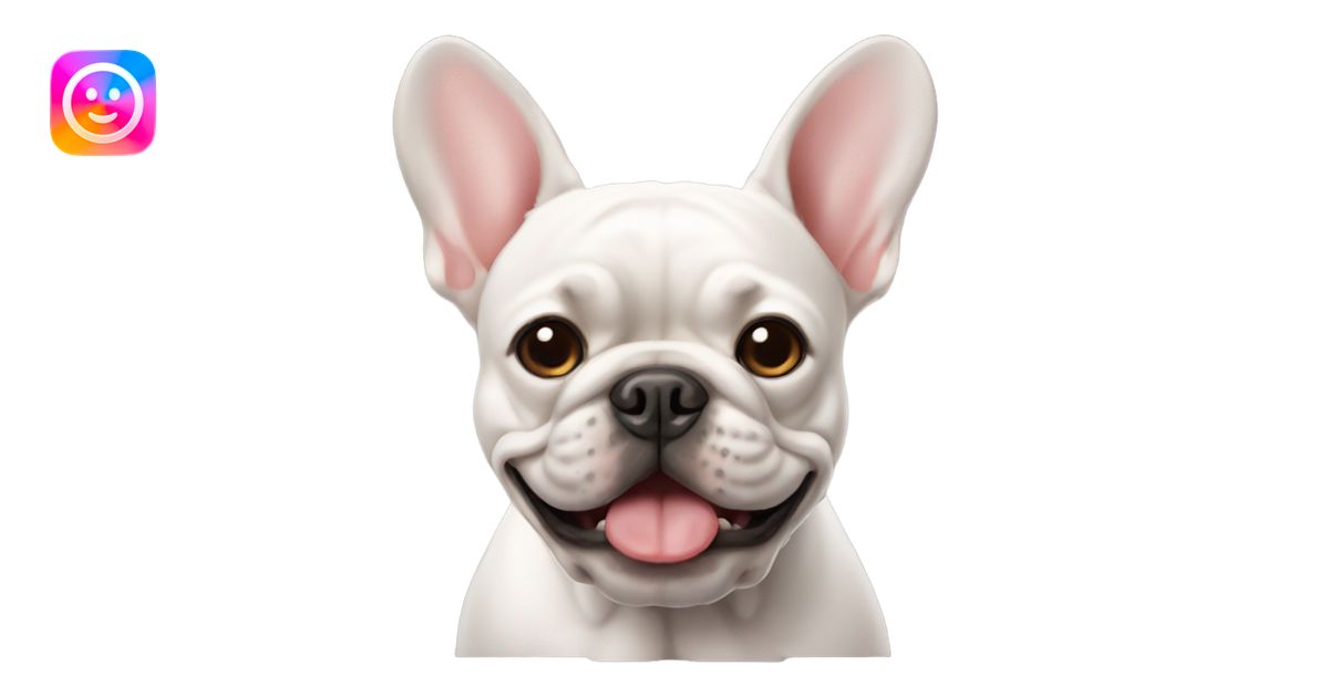 French bulldog emoji | AI Emoji Generator