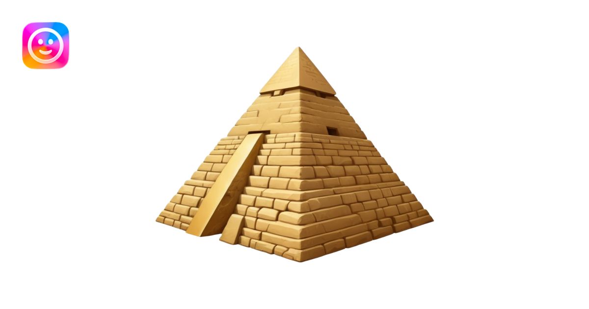 Khufu Pyramid emoji | AI Emoji Generator