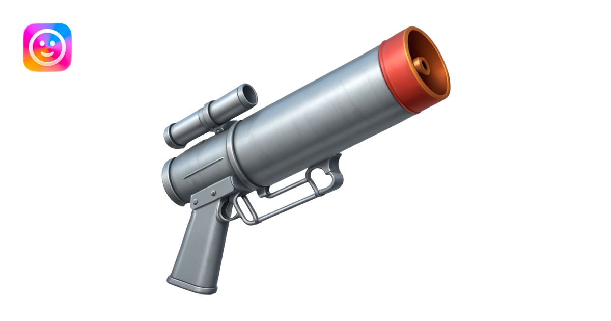 Shoulder mounted rocket launcher emoji | AI Emoji Generator