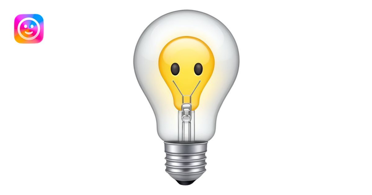 Led Light Bulb emoji | AI Emoji Generator