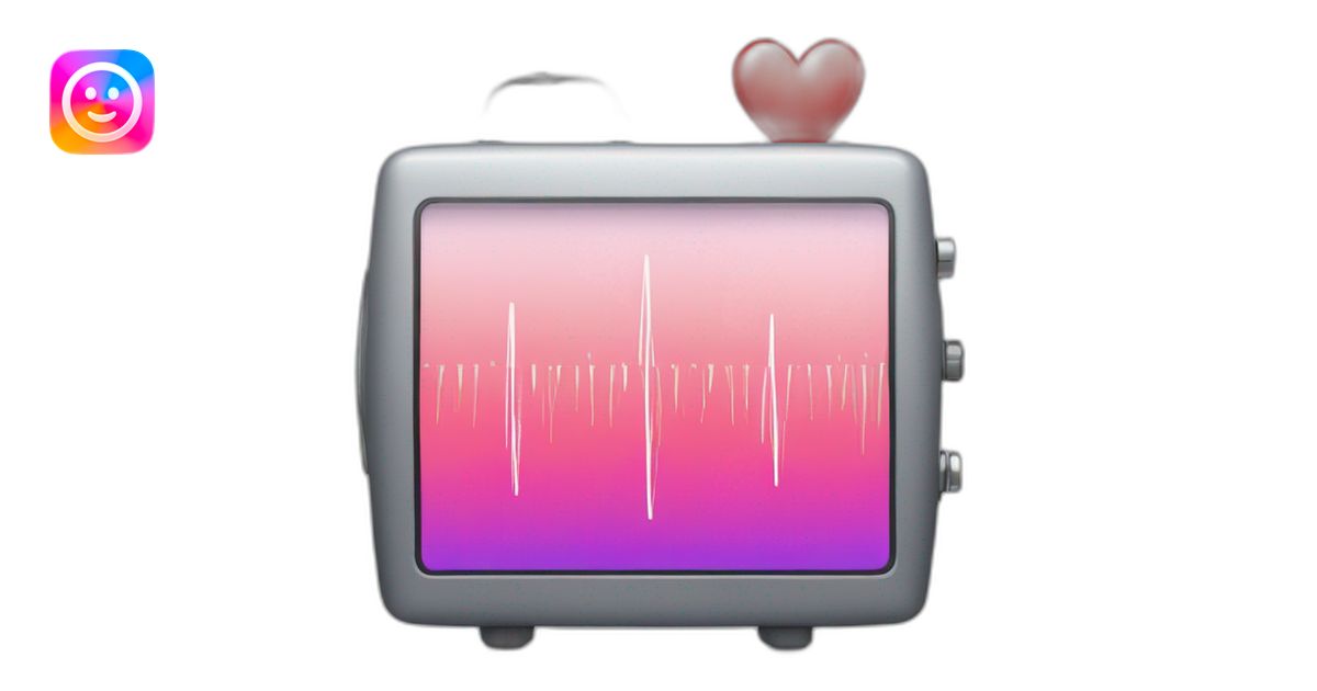 heart rate monitor emoji | AI Emoji Generator