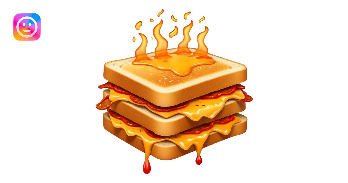 extra spicy sucuk sandwich object icon, crispy toasted bread, lots of ...