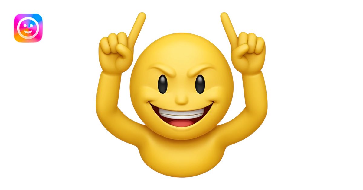 Smiley face with a attitude face and flipping his middle fingers of ...