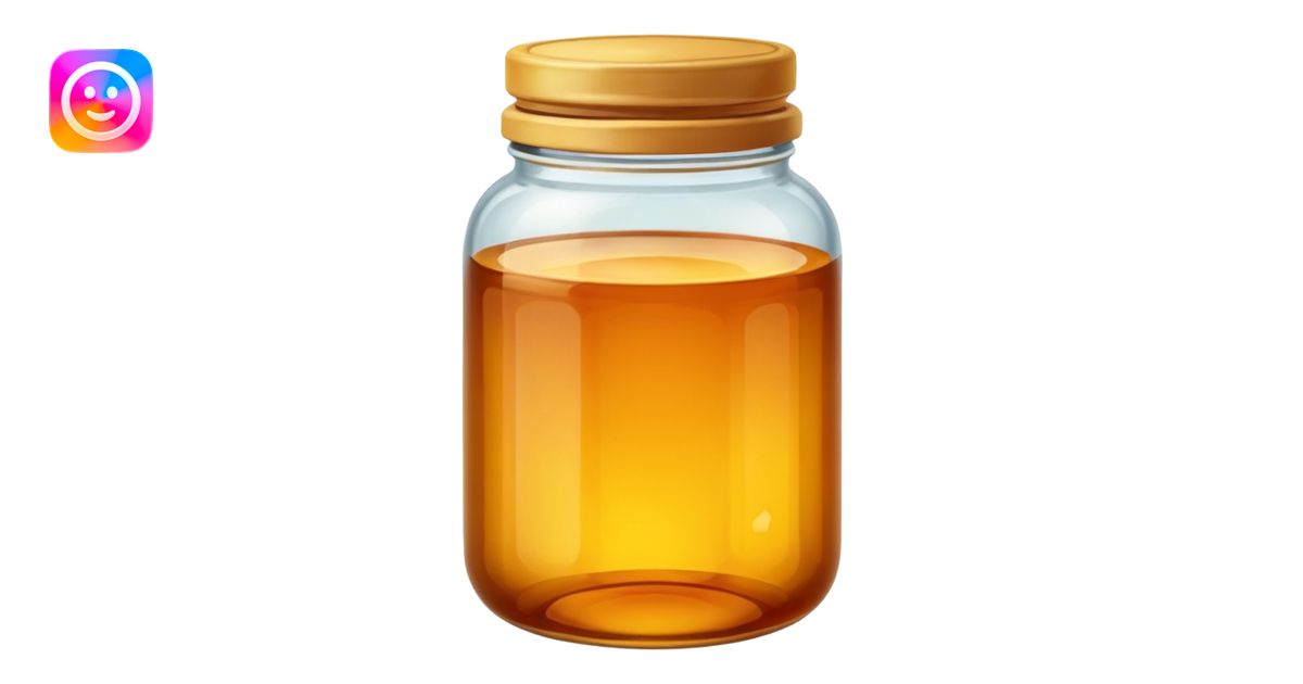 Amber jar emoji | AI Emoji Generator