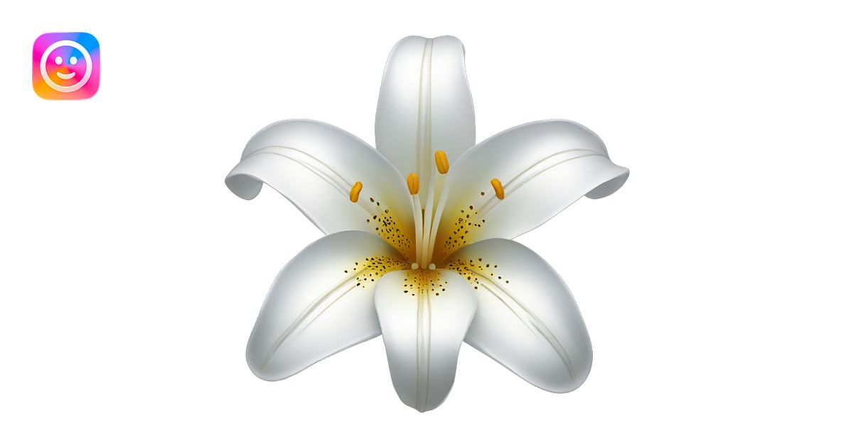 gilded lily emoji | AI Emoji Generator