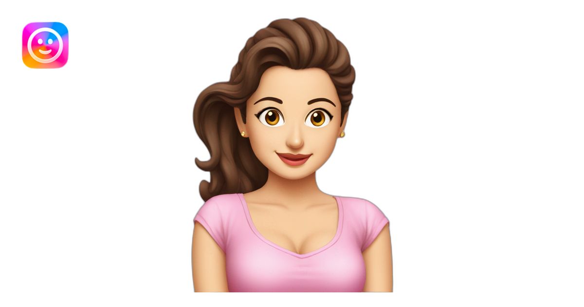 Cute girl Amisha patel. emoji | AI Emoji Generator