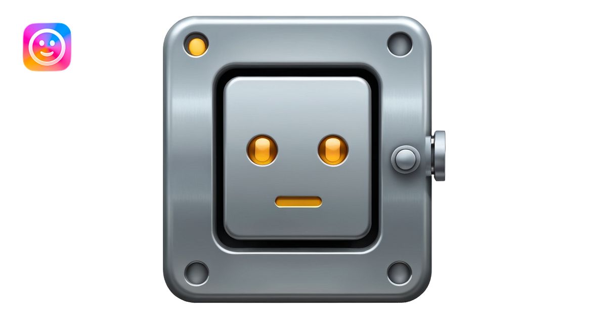 square metal machine emoji | AI Emoji Generator