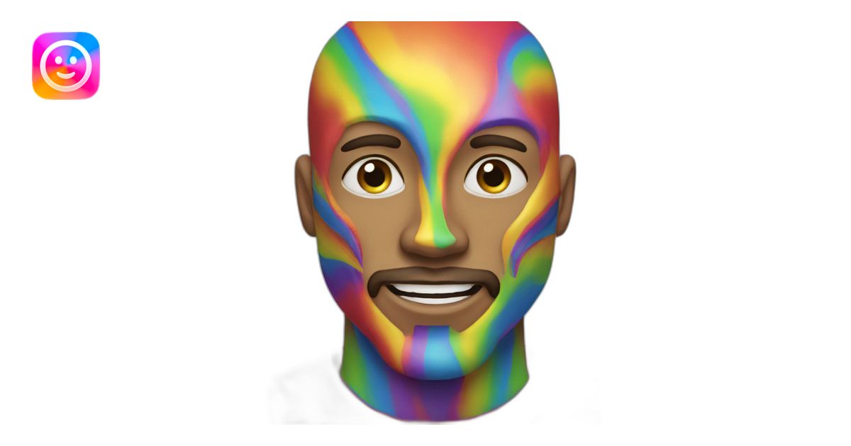 Rainbow man emoji | AI Emoji Generator