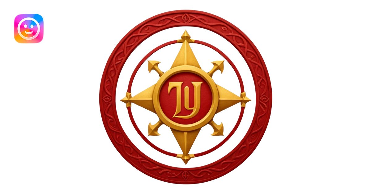 a circular casting sigil inspired by the wizard101 balance school using ...