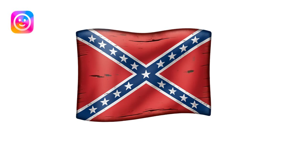 Confederate flag emoji | AI Emoji Generator