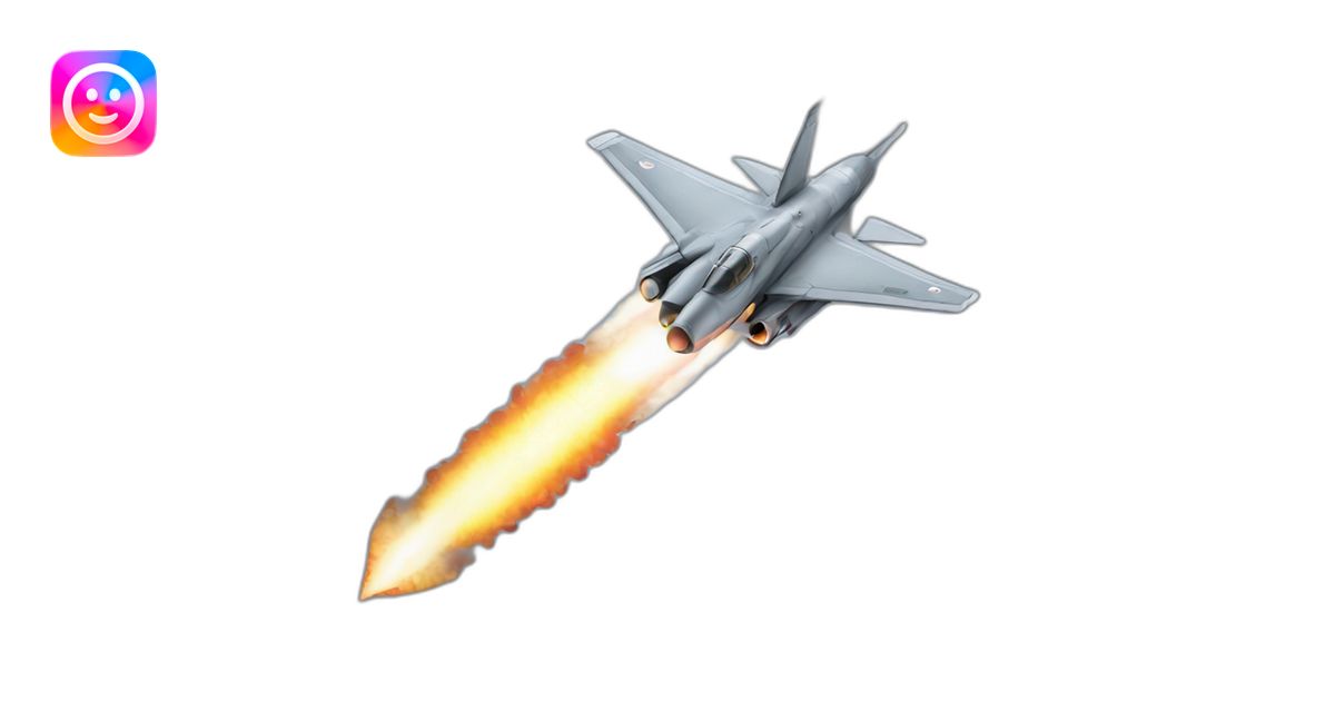 military aircraft missile-attack emoji | AI Emoji Generator