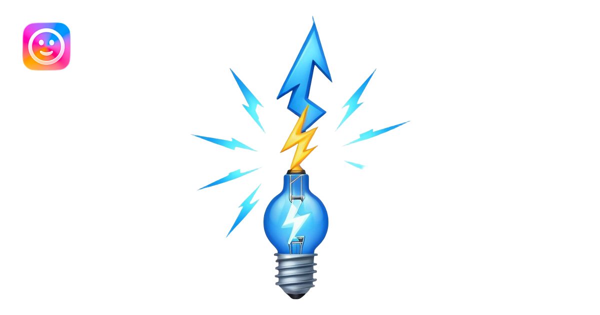 electricity emoji | AI Emoji Generator