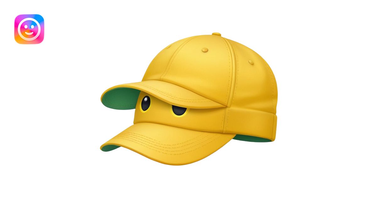 yellow golf hat emoji | AI Emoji Generator